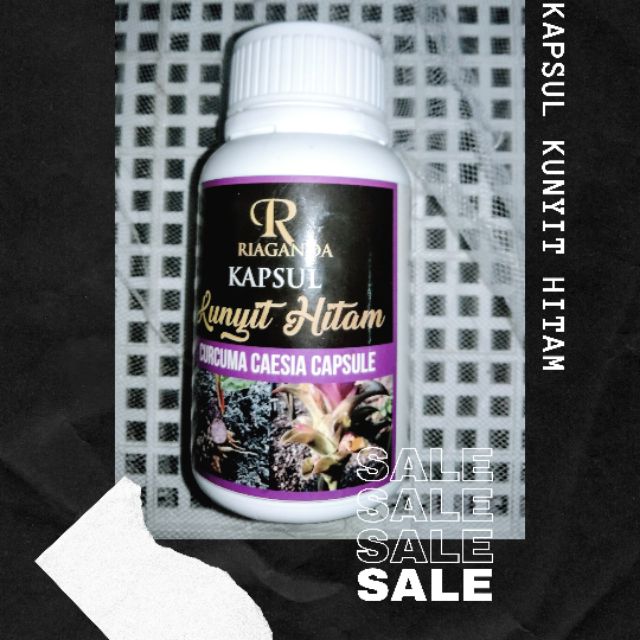 Kapsul Kunyit Hitam (30 kapsul per botol) | Shopee Malaysia