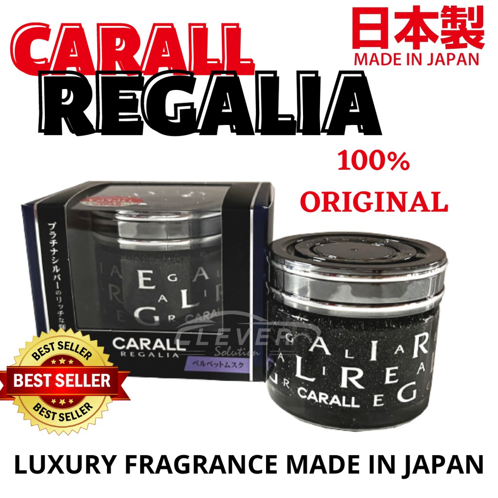 CARALL REGALIA Enrich 1386 Velvet Musk Car Air Freshener Perfume-65ml Original 汽车香水香精 | Shopee ...