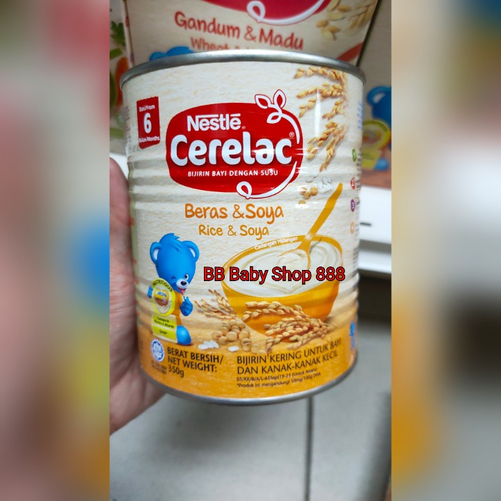 Nestle Cerelac (Beras & susu/Beras Merah & susu/Beras & soya) Suitable ...