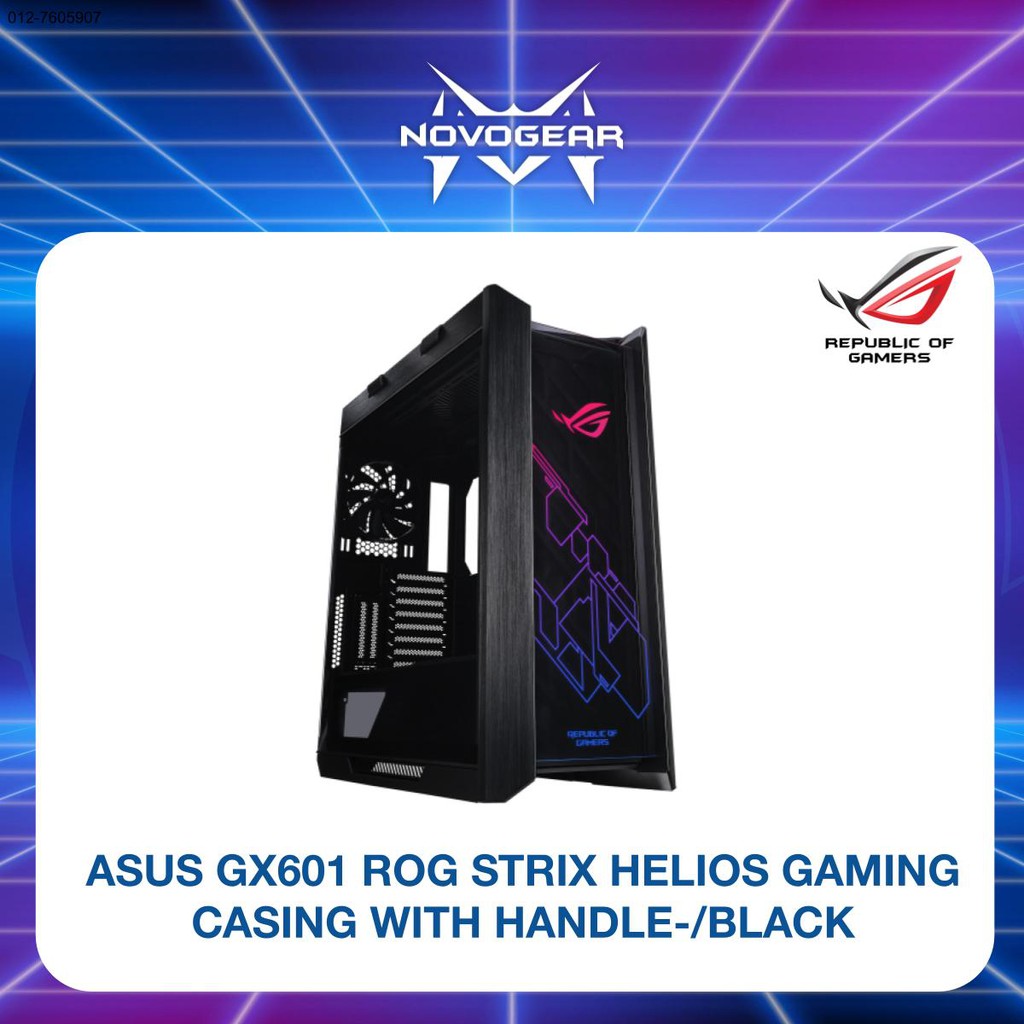 ASUS GX601 ROG STRIX HELIOS GAMING CASING WITH HANDLE-BLACK (90DC0020 ...