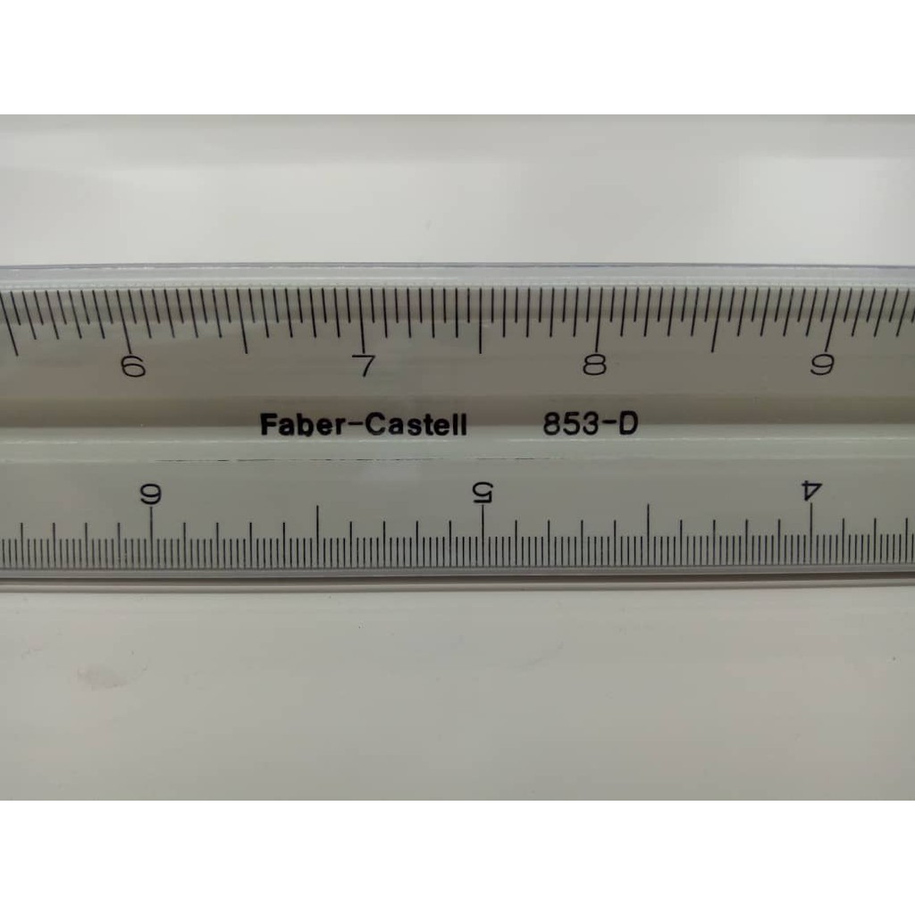 Faber-Castell Triangle Scale Architect Engineer Technical Ruler 12 ...