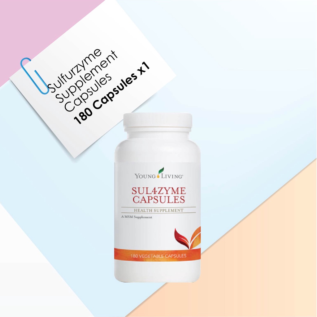 Young Livings Sulfurzyme Dietary Supplement Capsules /180 Capsules (EXP ...