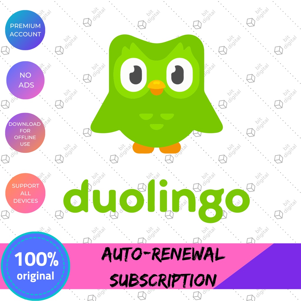 Duolingo Plus Account Full Access 100% ORIGINAL with Lifetime ...
