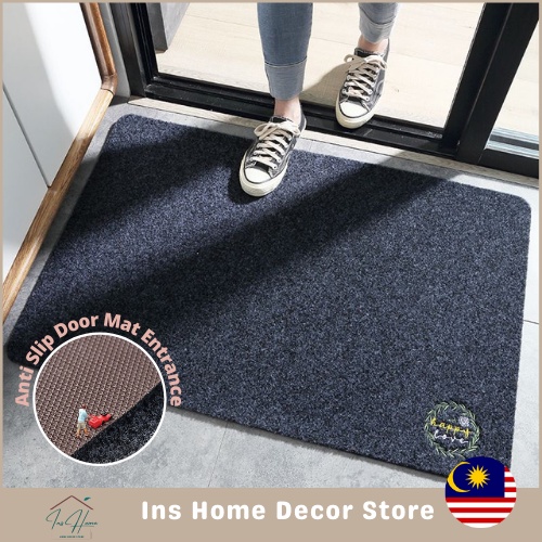 (InsHome) TPR Absorbent Non-Slip Door Mat Entrance Living Room Floor ...