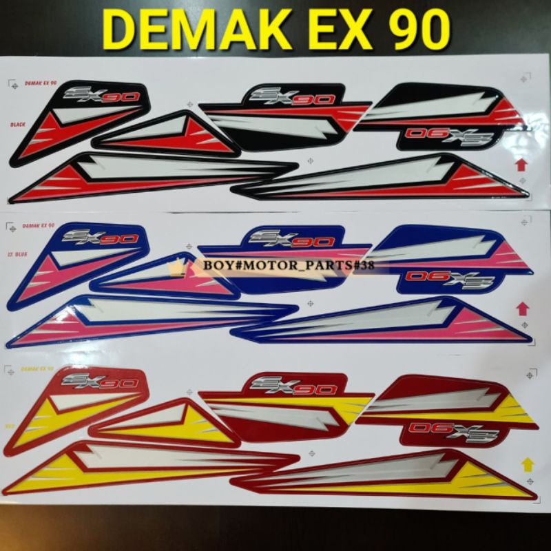DEMAK EX90 ( 1 ) BODY STICKER ( READY STOCK ) | Shopee Malaysia
