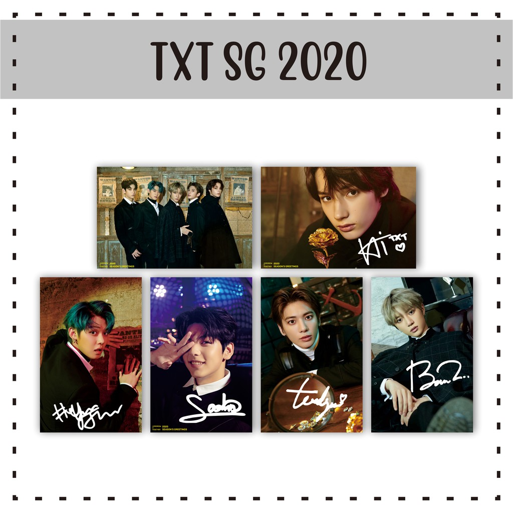 Photo KPOP TXT Season Greetings 2020 (TTD ALL Member) | Shopee Malaysia