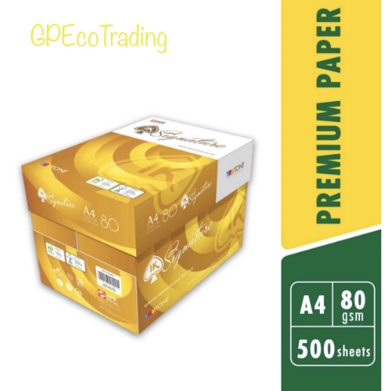 IK Signature 500s 80gsm A4 paper 1 Ream (500 sheets/ream) | Shopee Malaysia