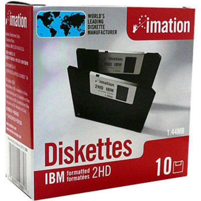 IMATION ORIGINAL 10 PCS DISKETTE 1.44MB (formatted) 1BOX | Shopee Malaysia