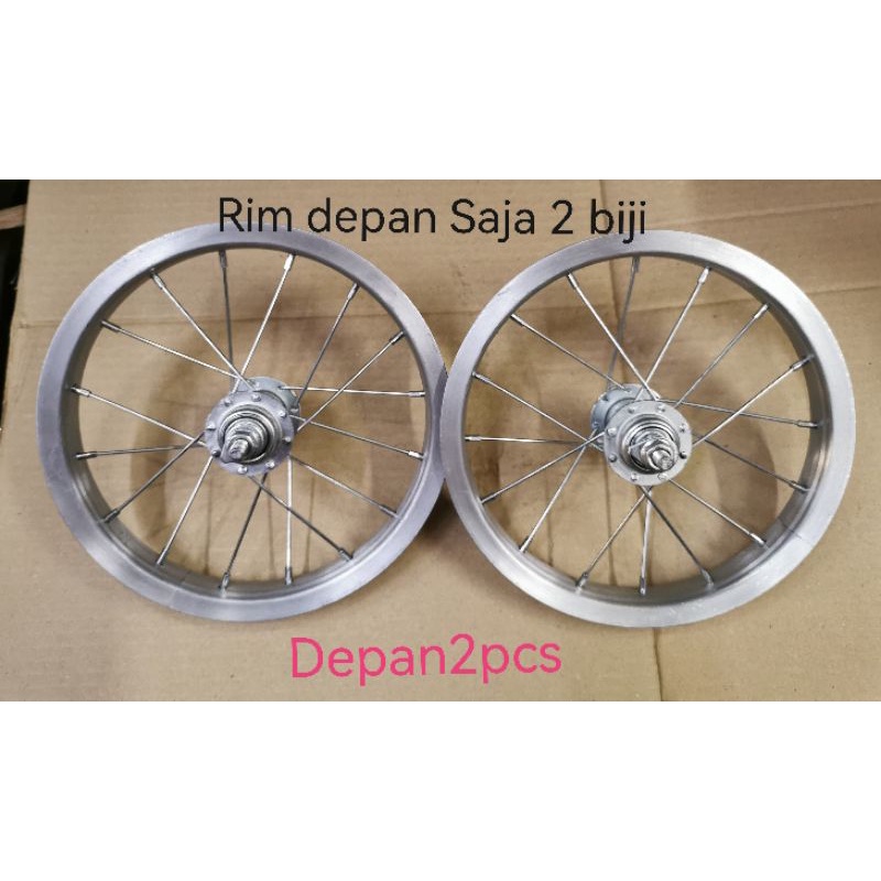 12" Rim Alloy Jejari sesuai untuk basikal tayar size 12" | Shopee Malaysia