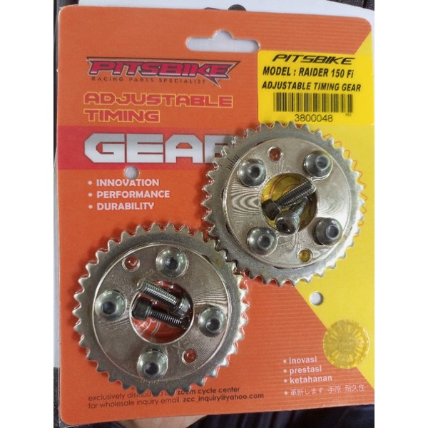 PITSBIKE RAIDER 150 Fi ADJUSTABLE TIMING GEAR | Shopee Malaysia