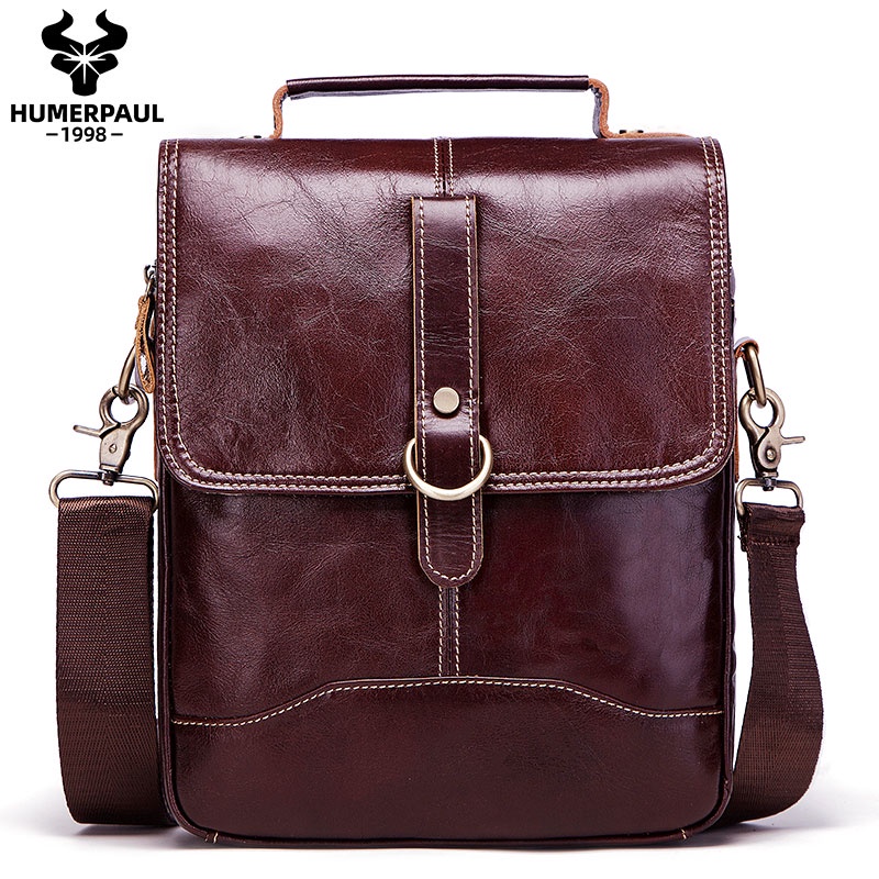 Humerpaul Shoulder Bag Men's Handbag Leather High Quality Crossbody ...