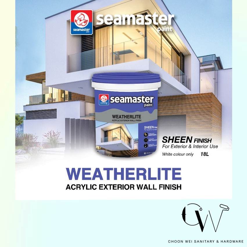 [CW] [READY STOCK] SEAMASTER PAINT WEATHERLITE ACRYLIC EXTERIOR WALL ...