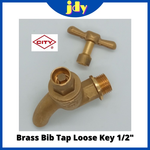 City Brass Bib Tap Light Duty Heavy Duty Loose Key 1/2" | Shopee Malaysia