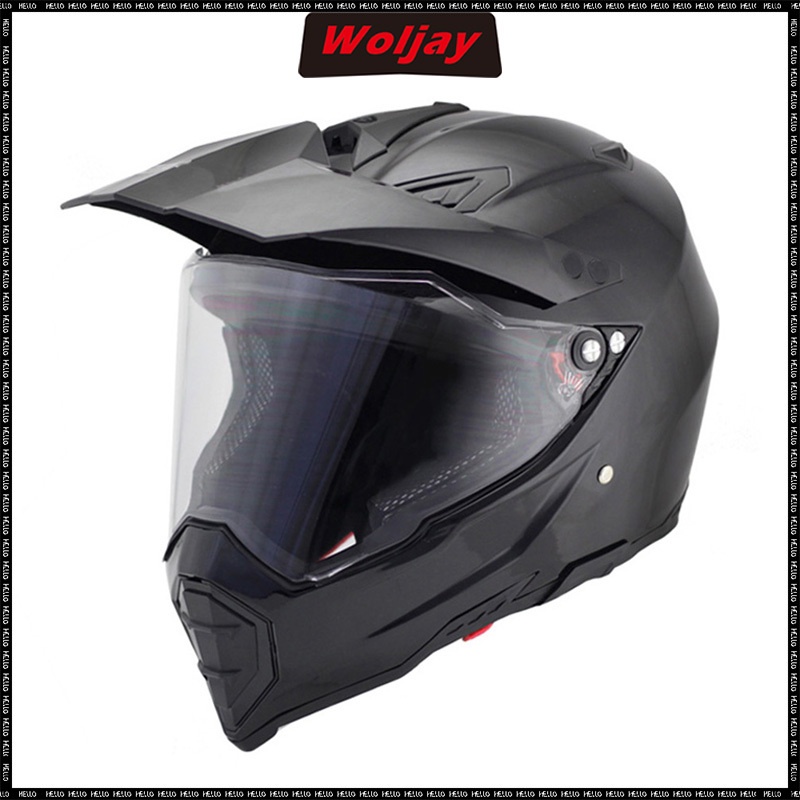 Dual Sport Sukan Dwi Off Road Motorcycle Motocross Helmet Motosikal ...