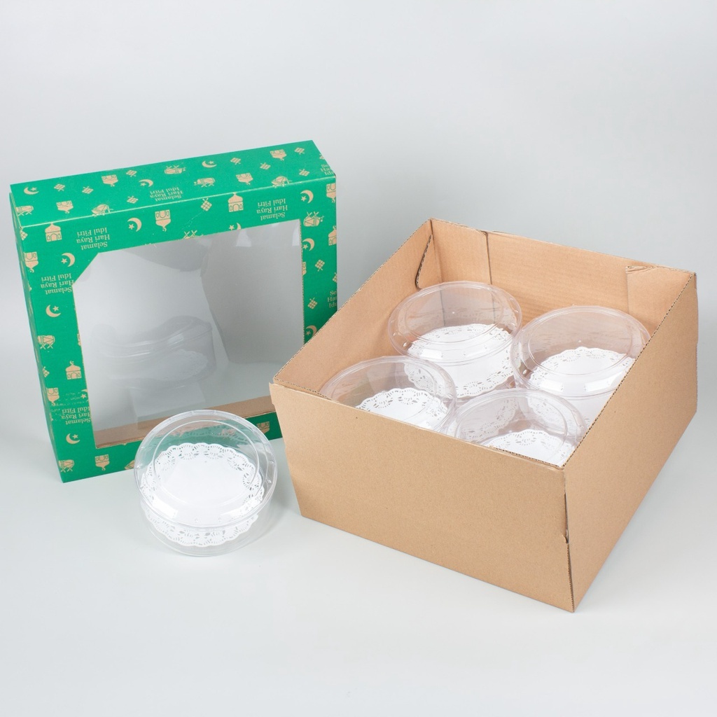 (10 Pcs) Cake Box Pudding Cake Box Layer Legit Box Place Bread ...