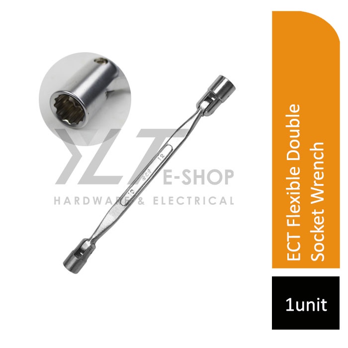ECT Flexible Double Socket Wrench HEAVY DUTY DOUBLE FLEXIBLE SOCKET WRENCH (MADE IN TAIWAN) 1 ...