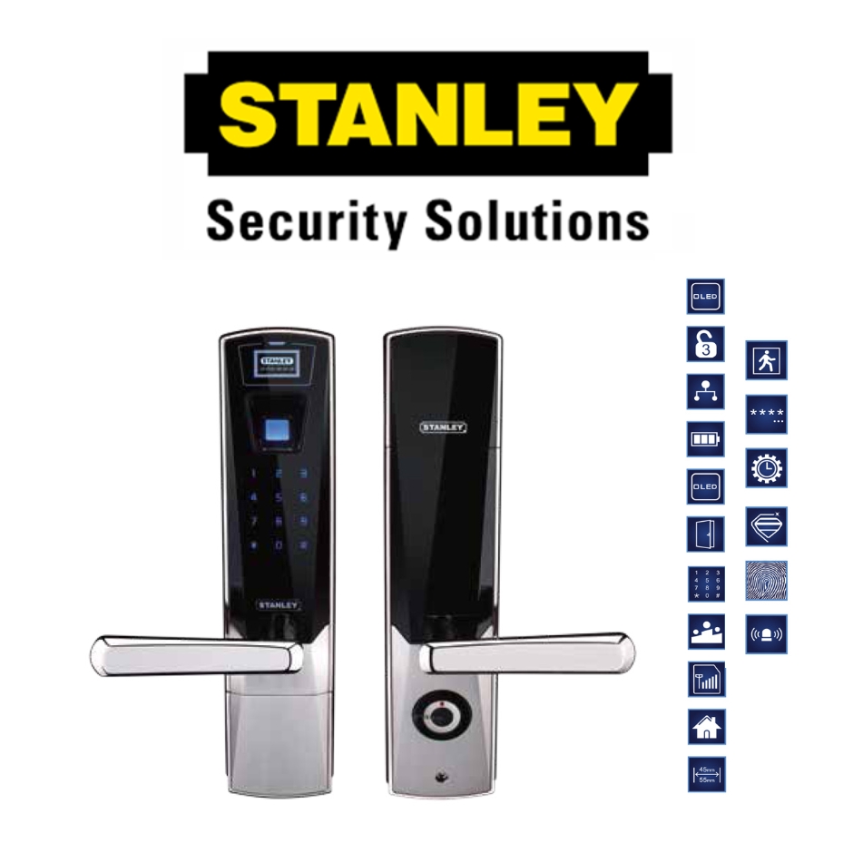 STANLEY SZ100 DIGITAL DOOR LOCK Z100 FINGERPRINT DIGITAL LOCK ( 6 MONTH ...