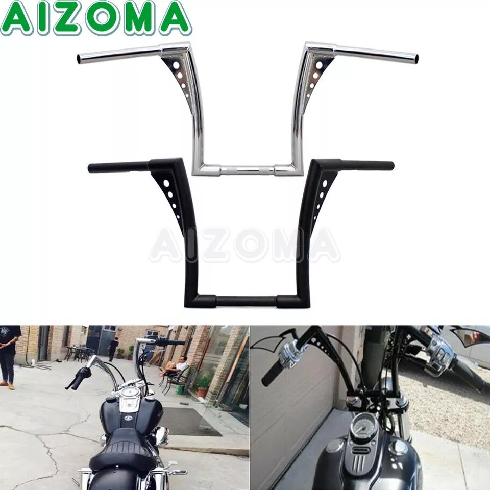 APE Hanger Motorcycle Handlebar 12" Rise Ape Hanger Fat Z Bar For ...