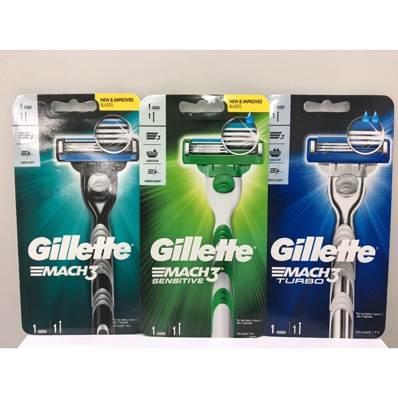 Gillette Mach 3 Razor 1’s (Classic/Sensitive/Turbo) | Shopee Malaysia