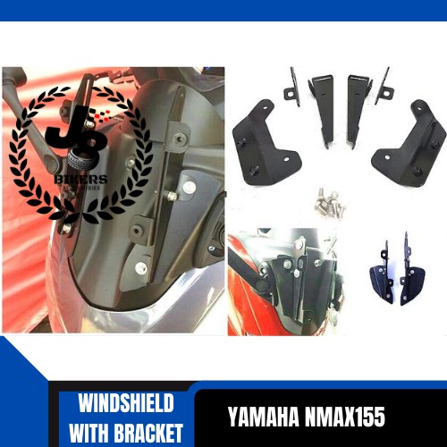 YAMAHA NMAX 2019 V1 BRACKET WINDSHIELD AND SPECIAL SCREW NUT | Shopee ...