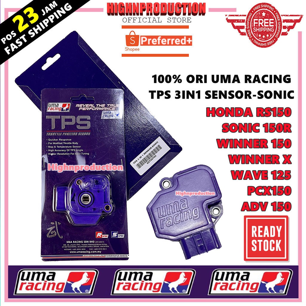 UMA RACING TPS 3IN1 SENSOR HONDA RS150 HONDA RS150/SONIC150R/WINNER 150 ...
