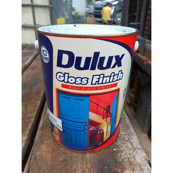 5L Dulux gloss finish SILVER MIST/CAT besi kayu | Shopee Malaysia