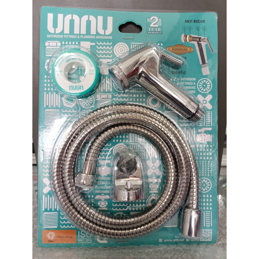 Jet Shower Bidet UNNU TS 01 Chrome (Chrome Color) | Shopee Malaysia