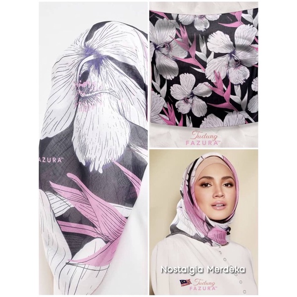 Tudung Fazura(Merdeka Collection) | Shopee Malaysia