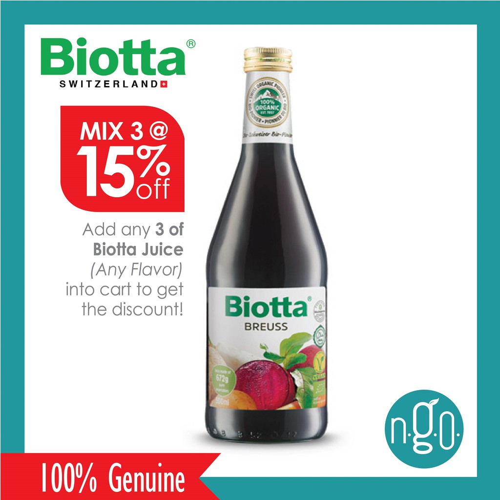 Biotta Breuss Vegetable (500ml/bottle) | Shopee Malaysia