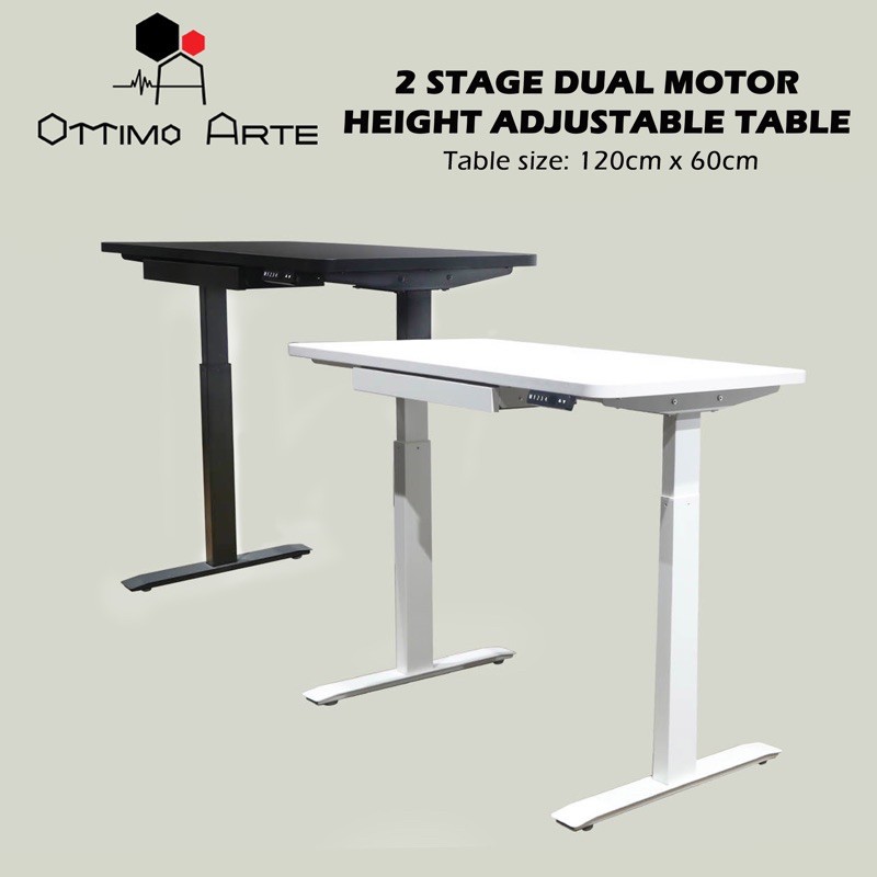 table ♫Motorized Height Adjustable Table; Ergonomic Sit/ Stand Desk ...