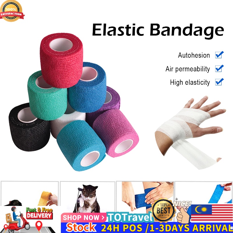 Kinesiology Tape Sport Self Adhesive Elastic Bandage First Aid Tape ...