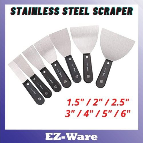 Stainless Steel Putty Scrapper With Plastic Handle Knife tools ...