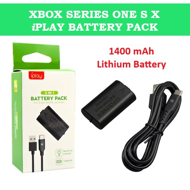 iPlay 1400mAH Lithium Battery for XBOX Series / One S X Controller ...