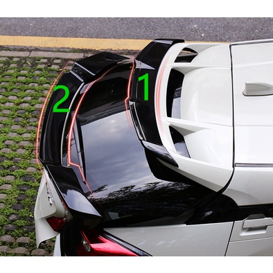 Roof Spoiler Rear Wing Back Tail For Toyota CHR C-HR 2020 2016 2017 ...