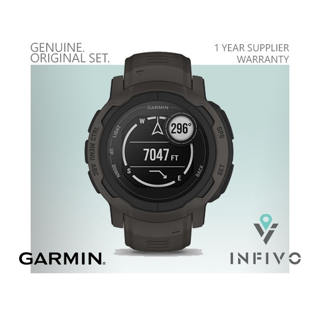 Garmin Instinct 2 Graphite, Camo Graphite, Surf Maverick GPS Watch ...