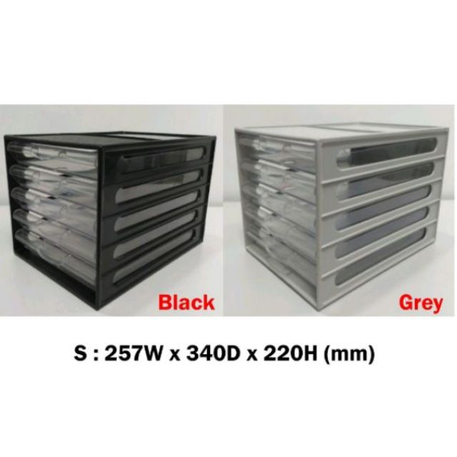 🏆Hot Selling🔥 5 Tiers Document Drawer / A4 Paper Drawer / Stationery ...