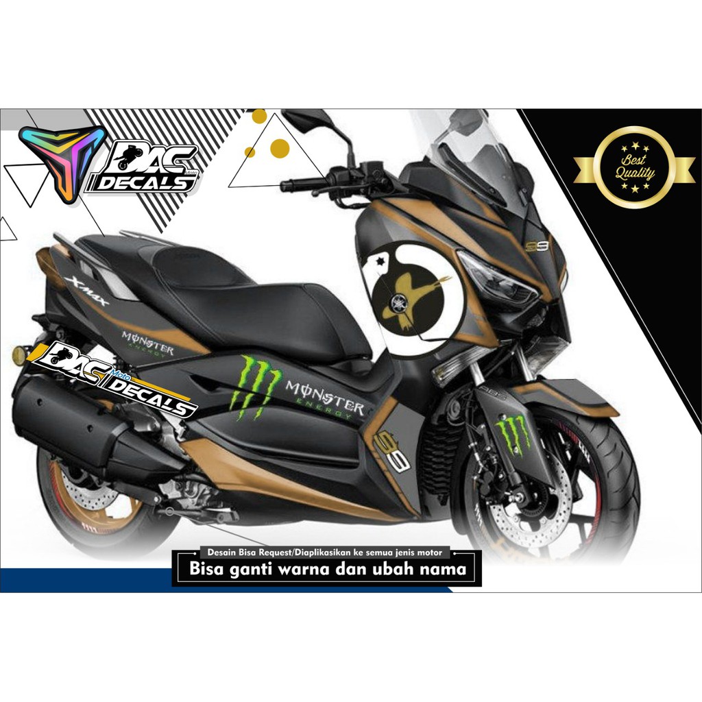 Yamaha Xmax 99 Mondter Brown full body decal Sticker | Shopee Malaysia