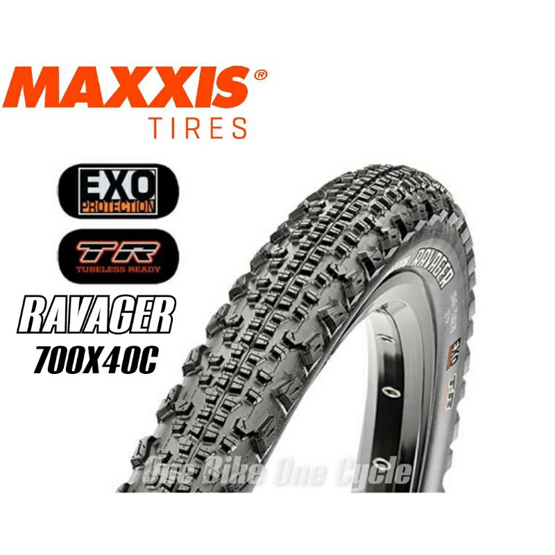 Maxxis RAVAGER Gravel Tire 700x40C EXO TR | Shopee Malaysia