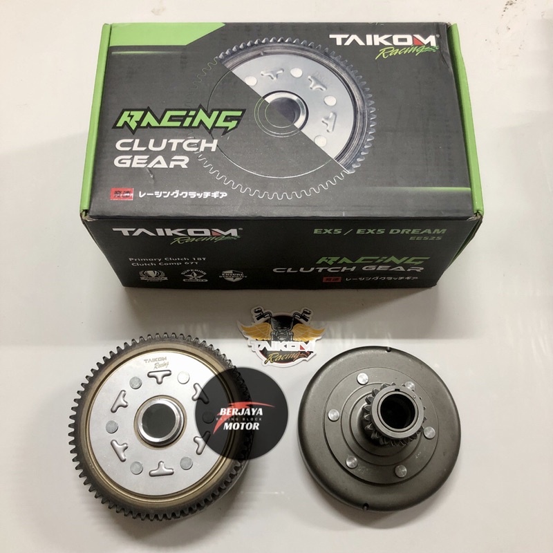 primary driven clutch gear and auto housing ex5 dream racing taikom(18/67t) | Shopee Malaysia
