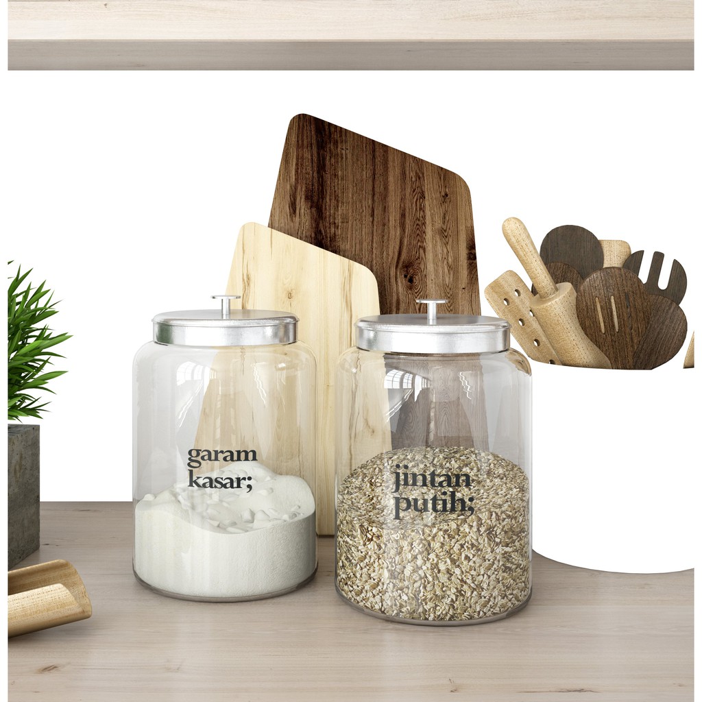 50 pcs CUSTOM LIST- Transparent Kitchen Sticker / Label | Sticker ...