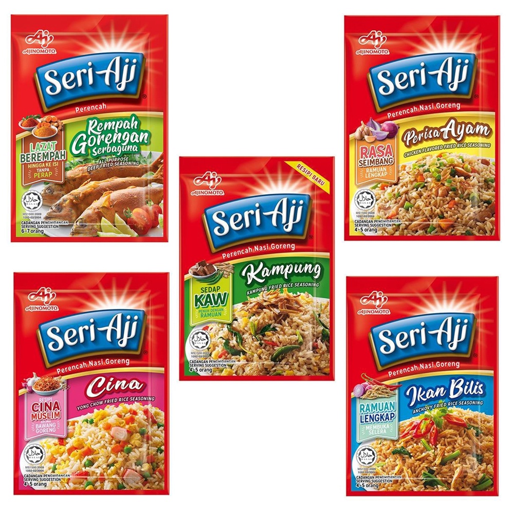 Seri-Aji Fried Rice Seasoning 26g(Kampung / Anchovy / Yong Chow ...
