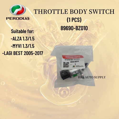 89690-BZ030 / 89690-BZ010 PERODUA VIVA Myvi 1.0 THROTTLE BODY SWITCH ...