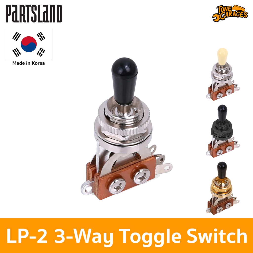 WSC Partsland 3-Way Toggle Switch LP-2 For Les Paul Style Guitar Made ...