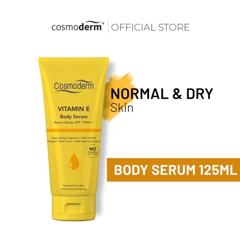 Cosmoderm Vitamin E Body Serum SPF 15 125ML 🔥Ready stock🔥 | Shopee Malaysia