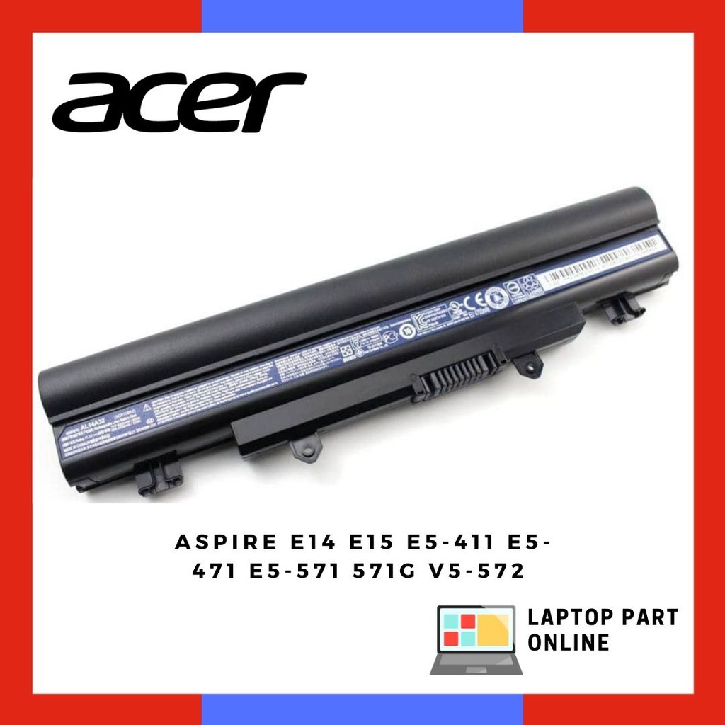 Acer AL14A32 for Aspire E14 E15 E5-471 E5-551 E5-571 Laptop Battery ...