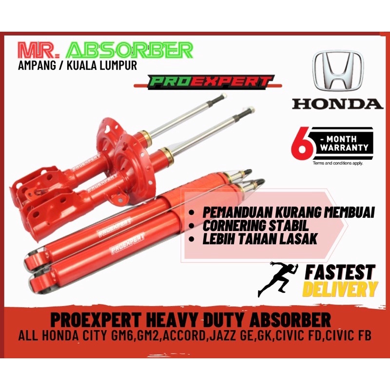 Absorber / Spring Sport Honda City Jazz Gd / City Gm2 / Jazz GE / Jazz ...