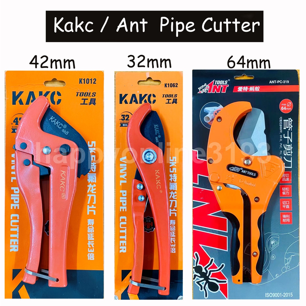 32MM/42MM/64MM KAKC PVC Pipe Cutter PPR PU PE Pipe Scissors Body ...