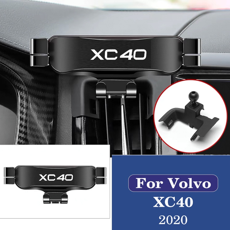For Volvo XC40 2020 2021 Car Accessories Car Mobile Phone Holder ...