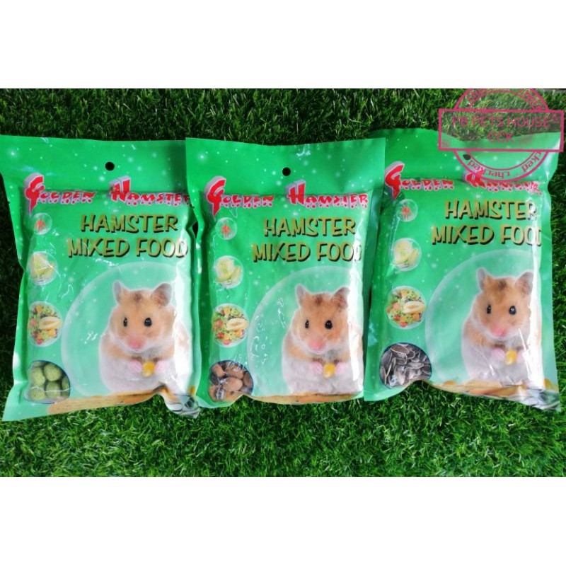 GOLDEN HAMSTER mixed food 400g / biskut hijau 200g / kuaci 250g ...