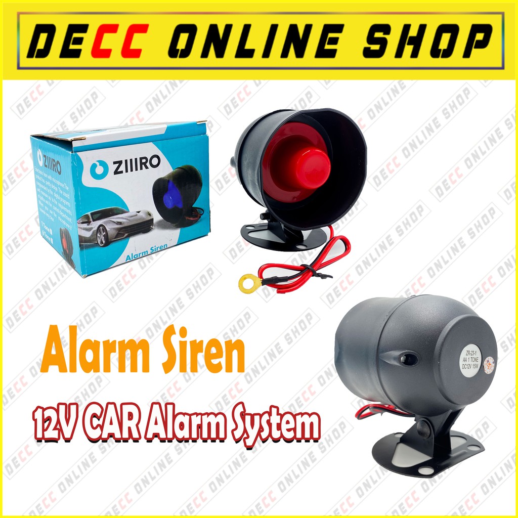 Car Super Loud 12V Alarm System Siren Electric Replacement 🔥 | Shopee ...